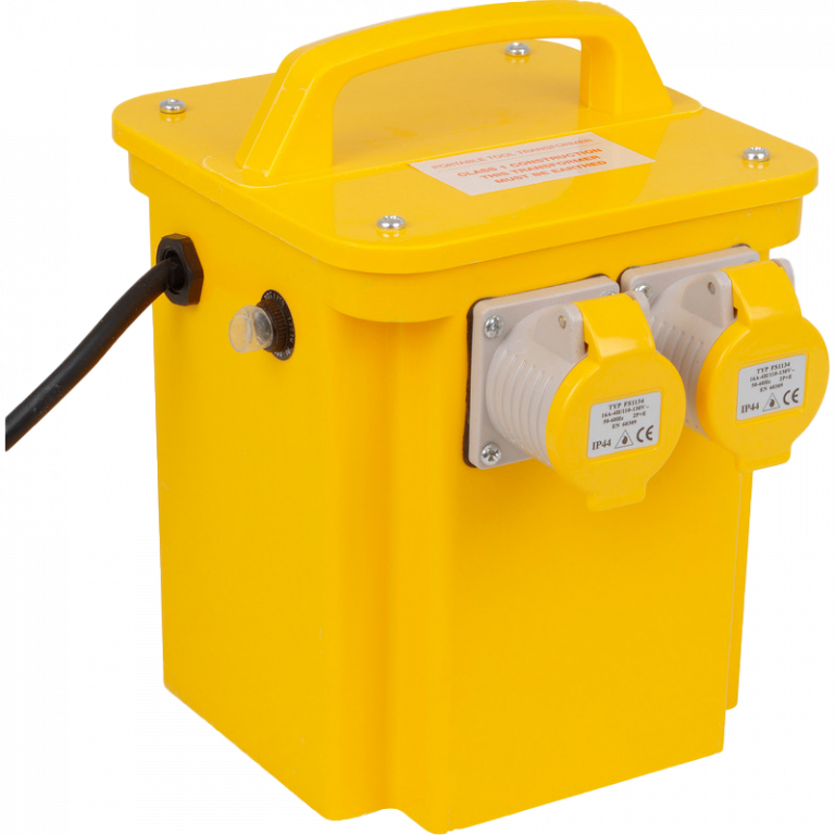 110V Site Transformer – 1M Cable / 3000VA Double socket – Hire 2 Me